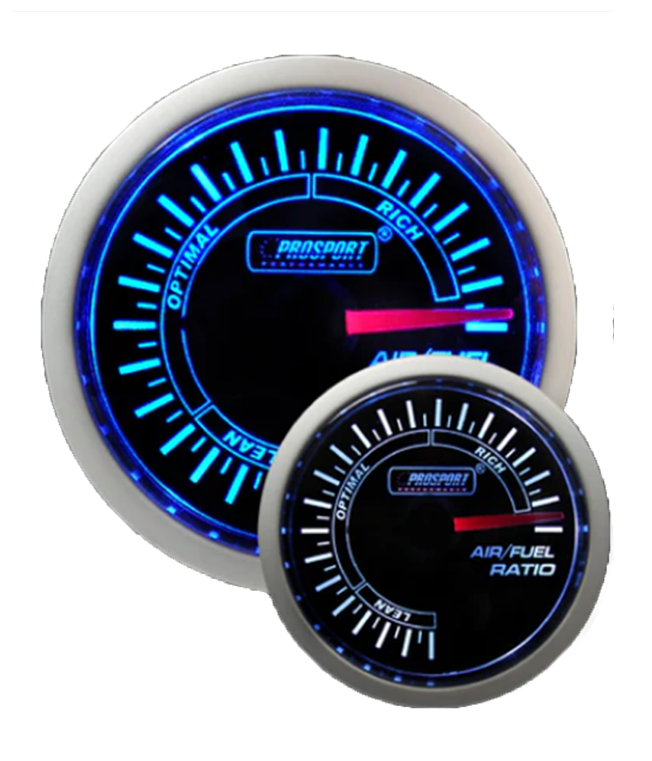Air Fuel Ratio Gauge-2-1/16" Blue/White -Prosport Guages – Drift HQ