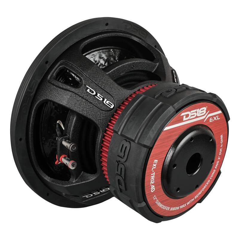 DS18 12in 1500 Watts RMS 4+4 ohm DVC Quad Stacked Magnet Reinforced Co ...