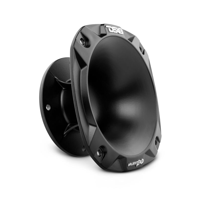 DS18 2in Short Bolt-On Throat Horn 57 Degree 2.6in Depth Black Aluminu ...