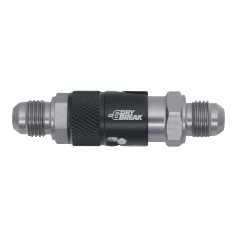 DeatschWerks 6AN Male Flare Quick Disconnect Dry Break Fitting - 2 Pie ...