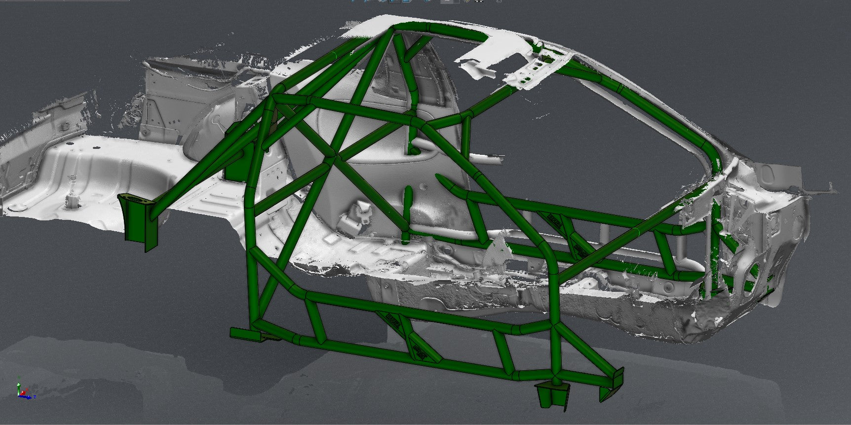 CAGEKITS - NISSAN SILVIA S13 FD Spec Roll Cage - Non-Gutted Doors ...