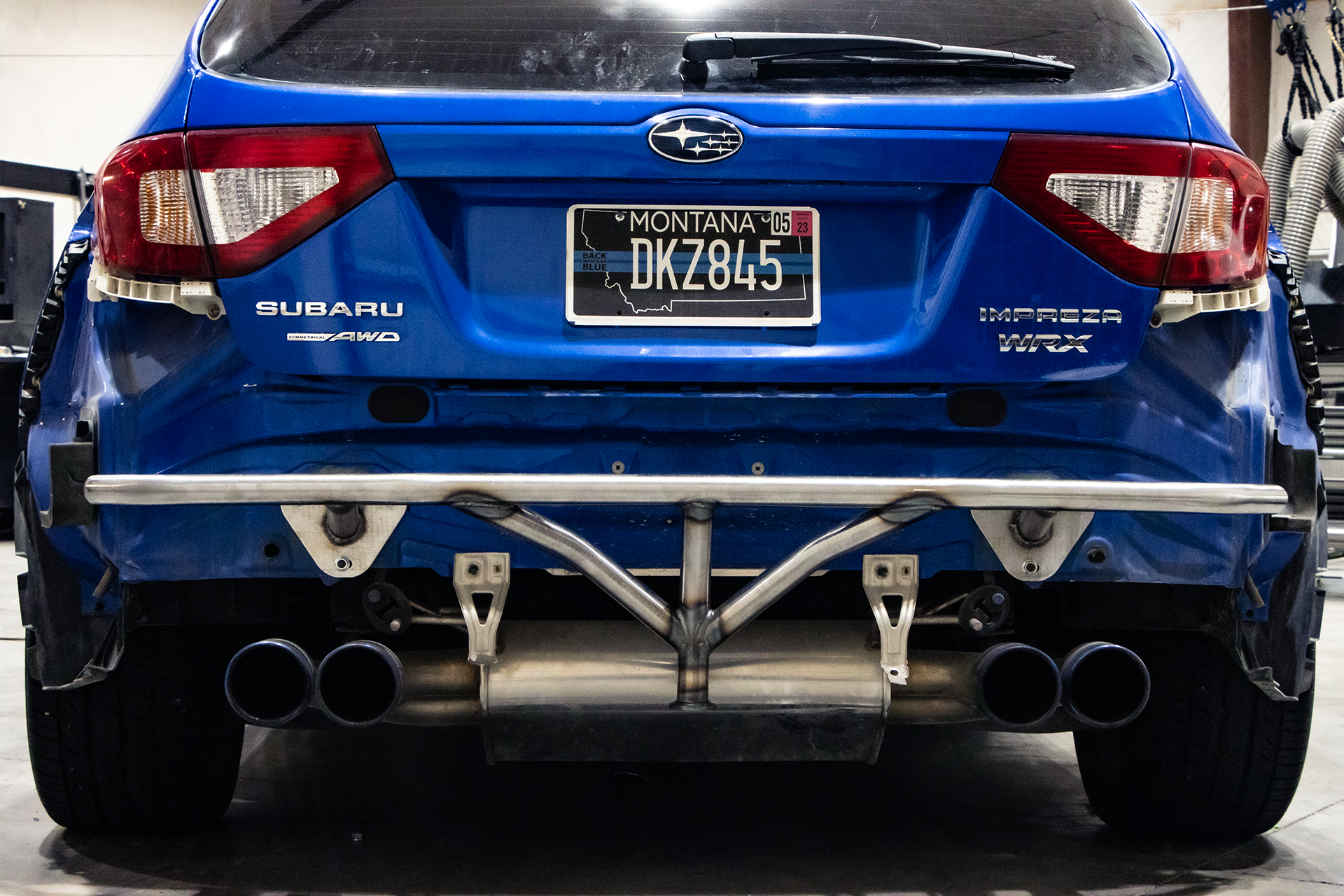 True Focus Fabrication - Subaru WRX STI Hatchback (08-14) - Rear Stand ...