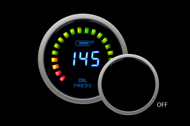 Digital Oil Pressure Gauge-Prosport Gauges 0-145psi – Drift HQ