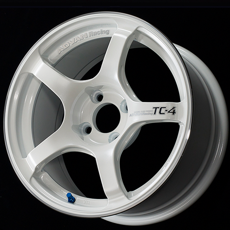 Advan TC4 16x7.5 / +35 Offset / 4x100 / 63mm Bore / Racing White Metal ...