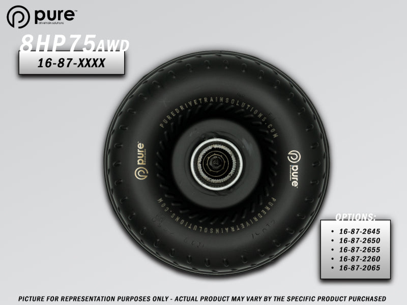 Pure Drivetrain 8HP75 High Performance Billet Race Torque Converter ...
