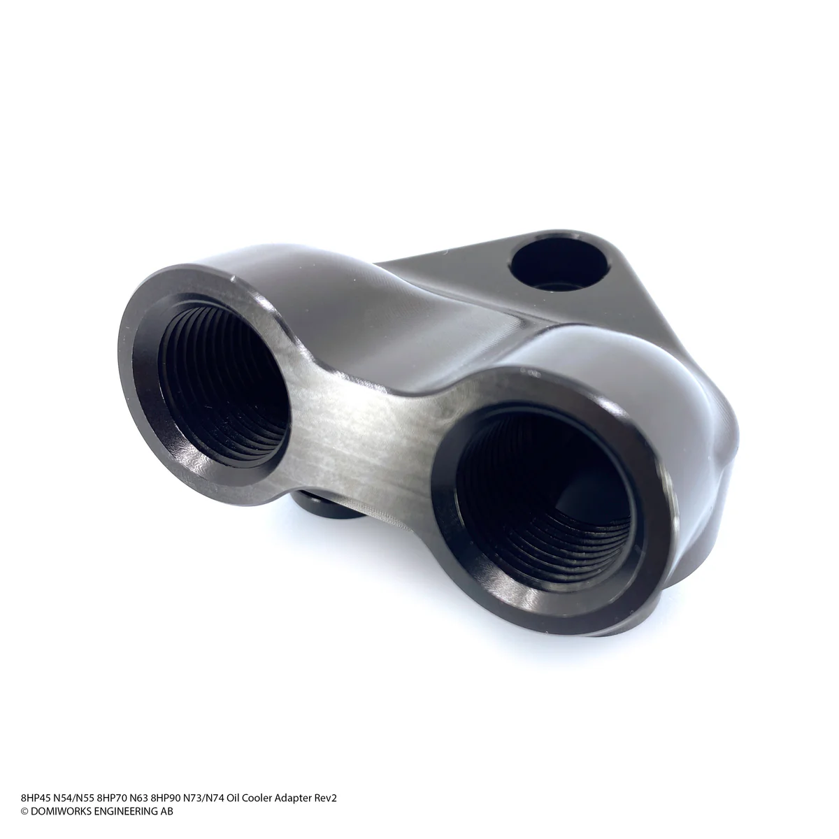 DomiWorks Engineering - 8HP Oil Cooler Adapter - N54/N55 N63 N73 N74 ...