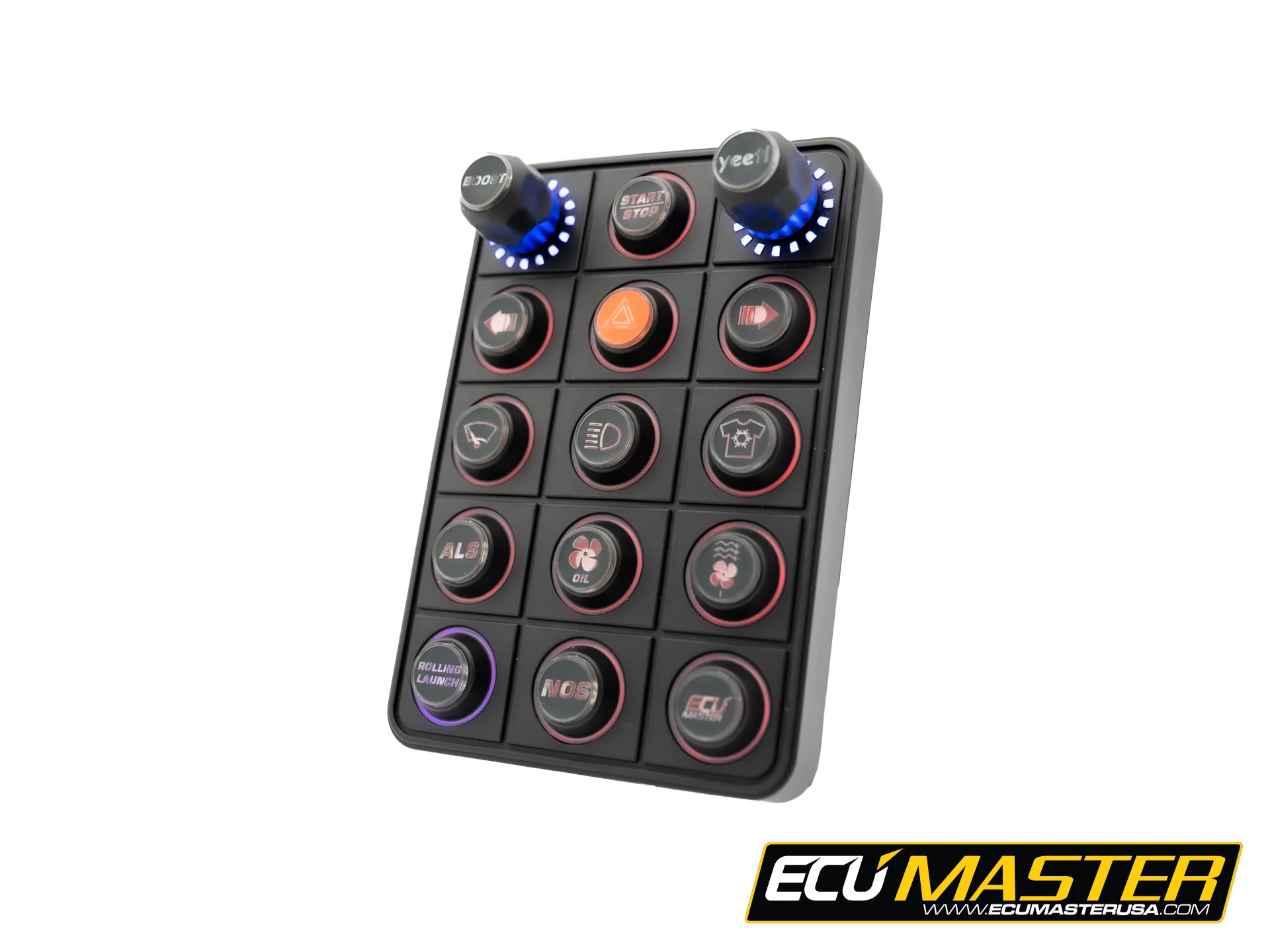 ECU MASTER - 15-POSITION CAN KEYBOARD W/ ROTARY SWITCHES – Drift HQ