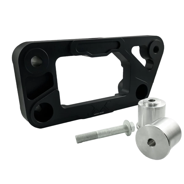 PMC Motorsport - Black Edition Rear differential adapter with double b ...