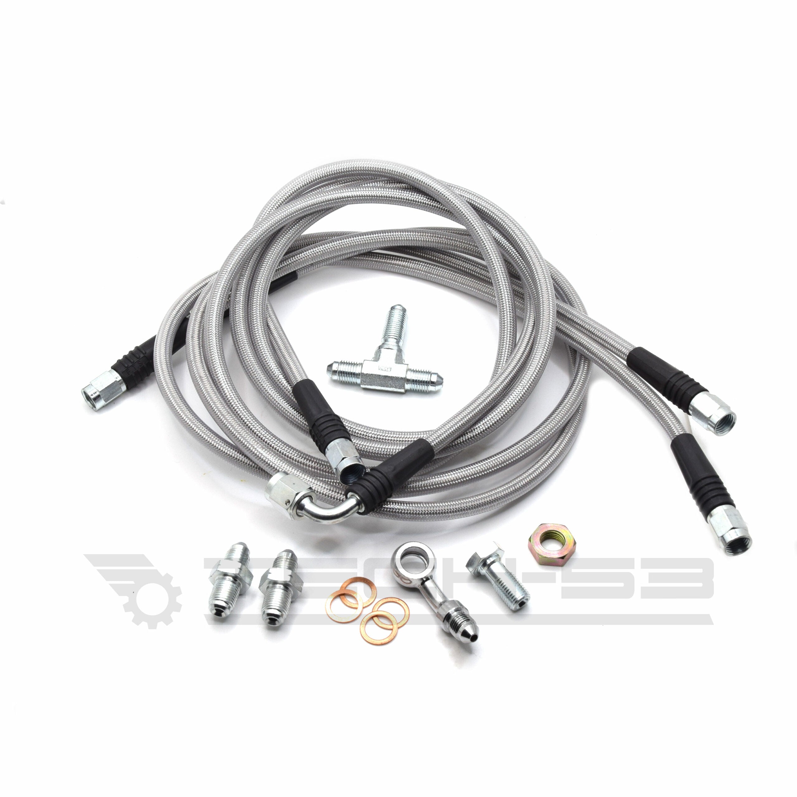 TECH 53 - Nissan 370Z Stainless Steel Dual Hydro Line Kit – Drift HQ