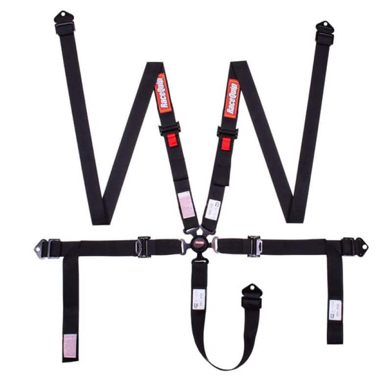 RaceQuip Camlock 5 Point 2In Auto Racing Harness Set / Pull-Down Lap ...