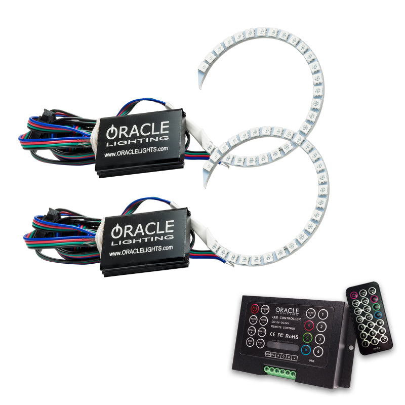 Oracle Dodge Charger 15-21 Projector Halo Kit - ColorSHIFT w/ 2.0 Cont ...