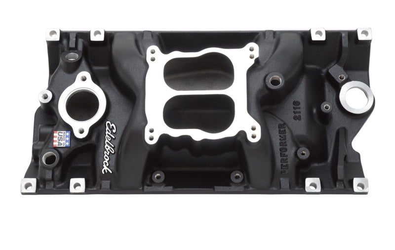 Edelbrock Intake SBC Performer Vortec Black – Drift HQ