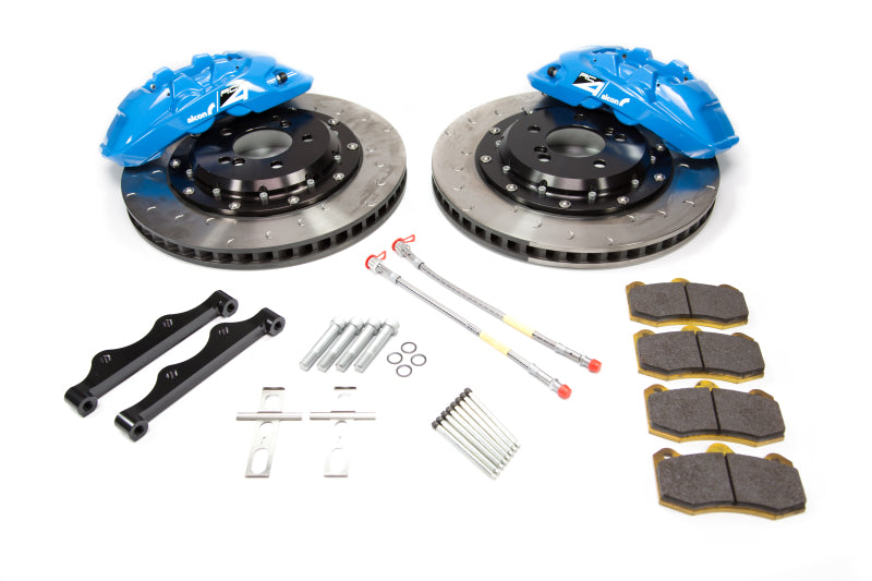 Alcon 2009+ Nissan GT-R R35 380x33mm Rotor Sky Blue 4 Piston Caliper R ...