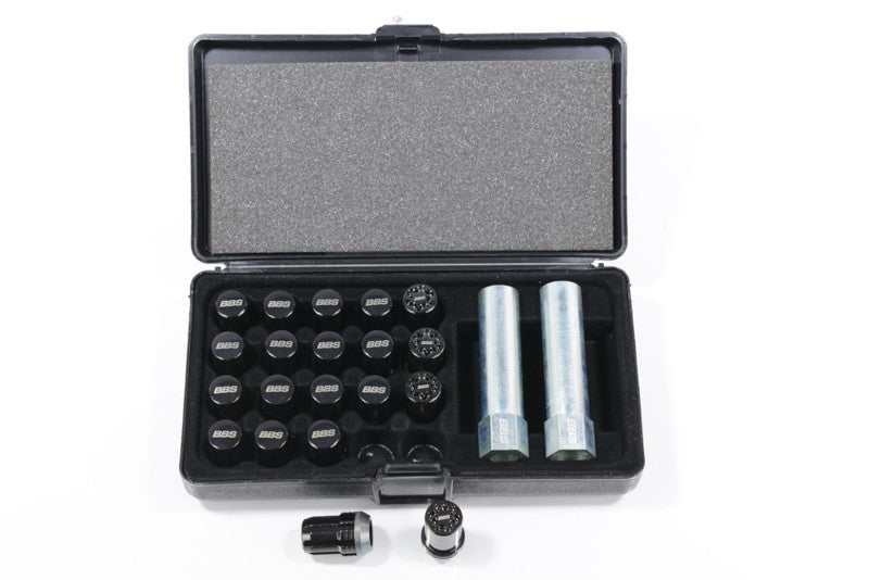 BBS McGard Lug Nut Set 12x1.5 Black - w/Locks – Drift HQ
