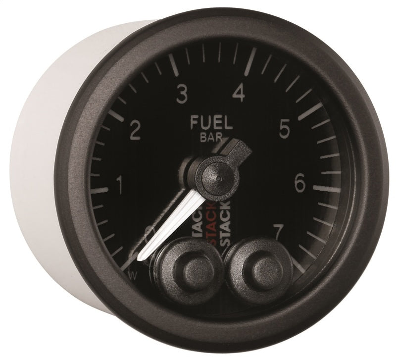 Autometer Stack 52mm 0-7 Bar M10 Male Pro-Control Fuel Pressure Gauge ...