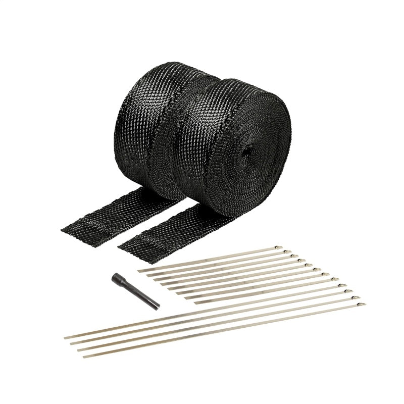 DEI Exhaust Wrap Kit - Black Titanium Wrap Locking Ties & Locking Tie ...