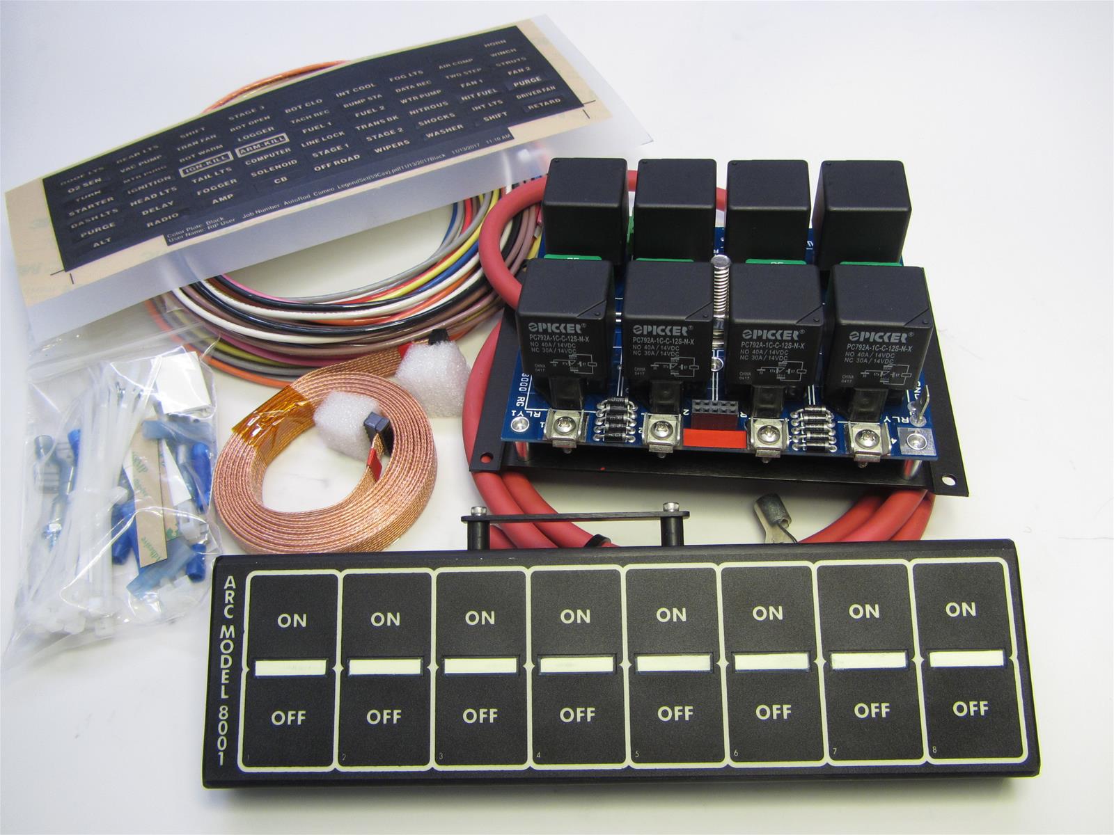 Auto Rod Controls - Flat Touch Switch Panels (8001D) – Drift HQ