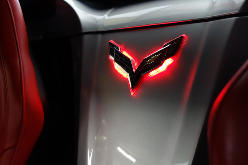 Oracle Corvette C7 Rear Illuminated Emblem - Dual Intensity - Aqua ...
