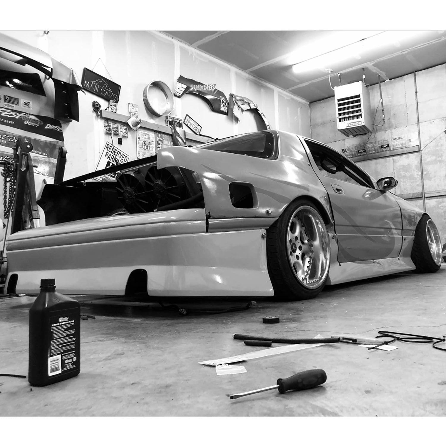 KBD - Mazda RX7 1986-1991 Style 1 Piece Polyurethane Rear – Drift HQ