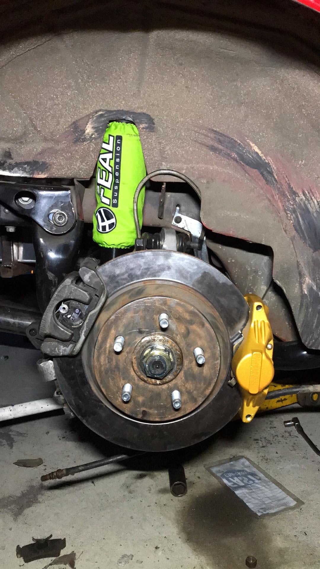 Synergy Race Development - 99-04 Mustang IRS Z32 Dual Caliper Bracket ...